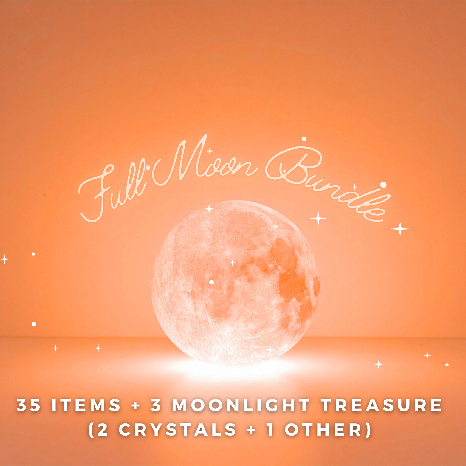 Full Moon Bundle - 35 items + 3 lMoonlight Treasure (2 crystals + 1 ot ...